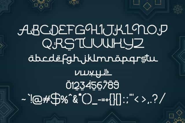 Raouf Font | Font Scoop