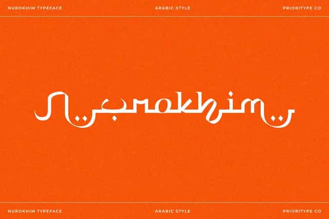 Nurokhim Font | Font Scoop
