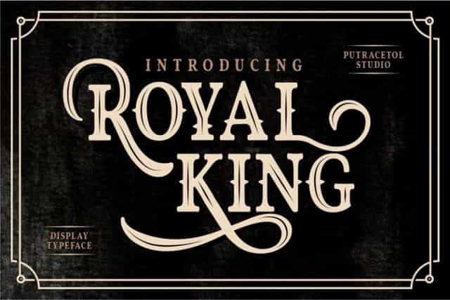 Royal King Typeface | Font Scoop
